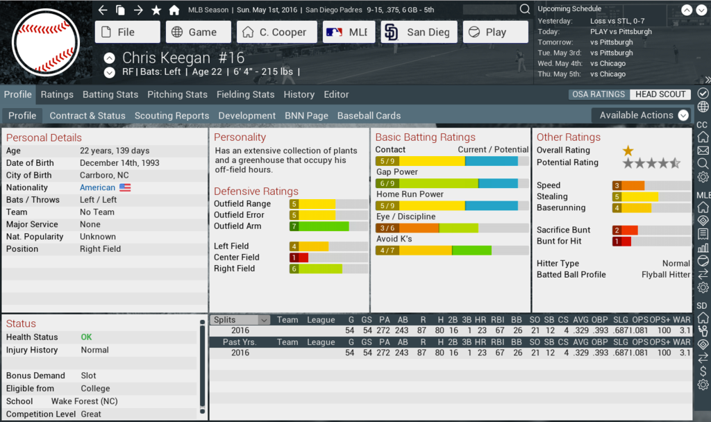The Tortured Sports City of San Diego - OOTP Developments Forums